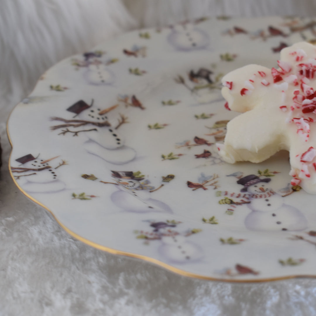 Snowman Dessert Plates - set of four – The Twiggery